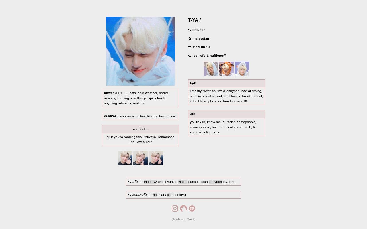 welcome to tya's carrd!